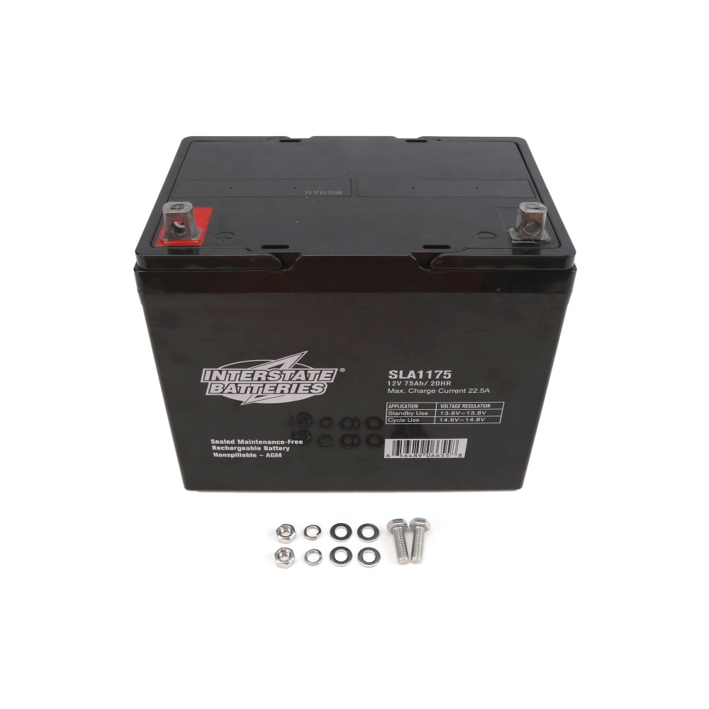 Interstate Batteries 12V, 75Ah SLA/AGM Battery For Automatic Gate ...