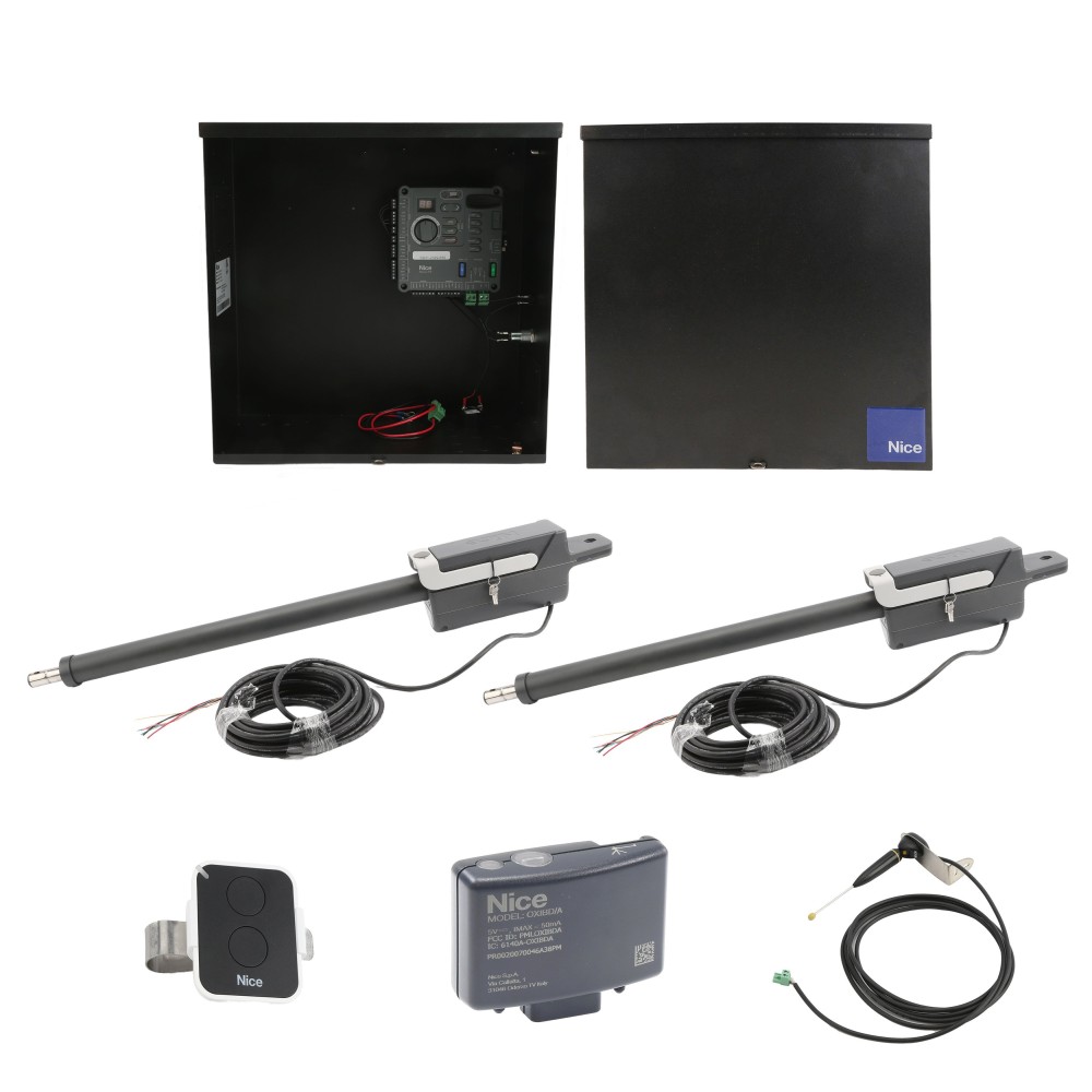 Nice Apollo Titan Customizable Dual Swing Gate Opener Package with 310 ...