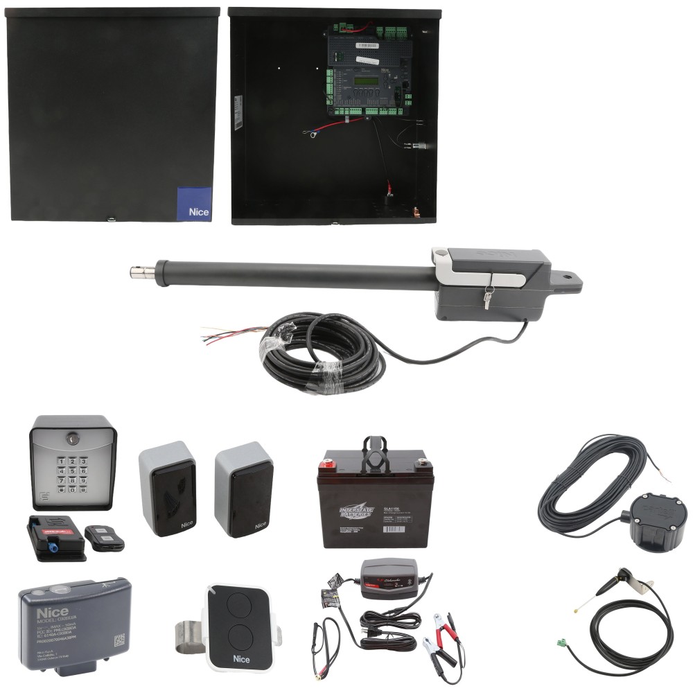 Nice Apollo Titan 12L1 Single Swing Gate Opener Complete Package with ...