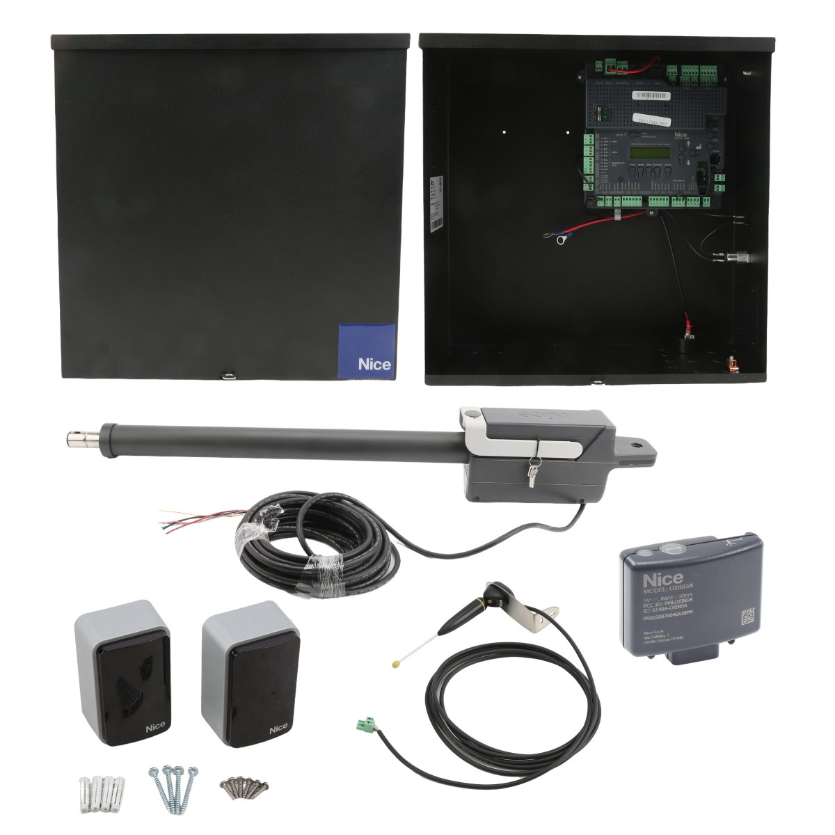 Nice Apollo Titan 12L1 Single Swing Gate Opener Package with 1050 ...