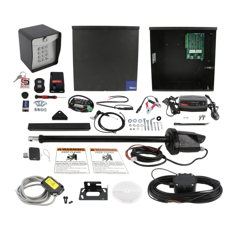 Nice Apollo 1500 AC Swing Gate Opener Full Package w/ 636 Control Board ...