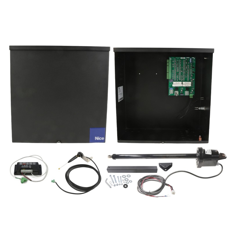 Nice Apollo 1500 AC Swing Gate Opener Full Package w/ 636 Control Board ...