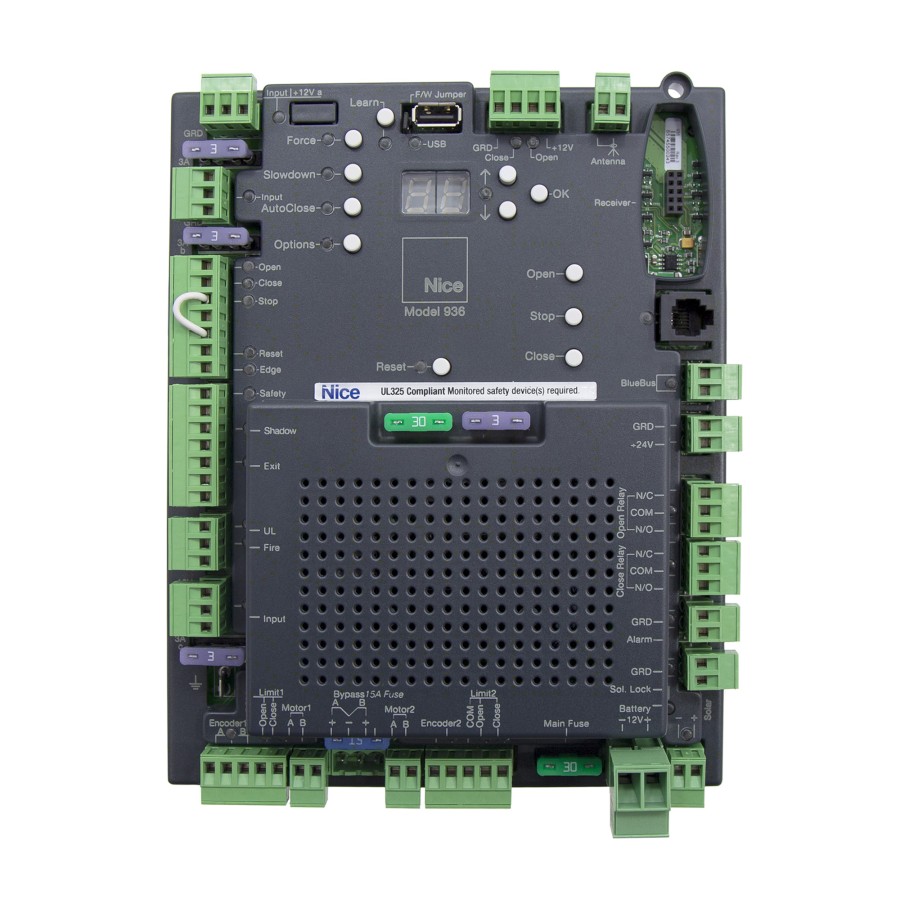 Nice Apollo 936 Control Board for 1550 / 1650 Swing Gate Openers UL325 ...