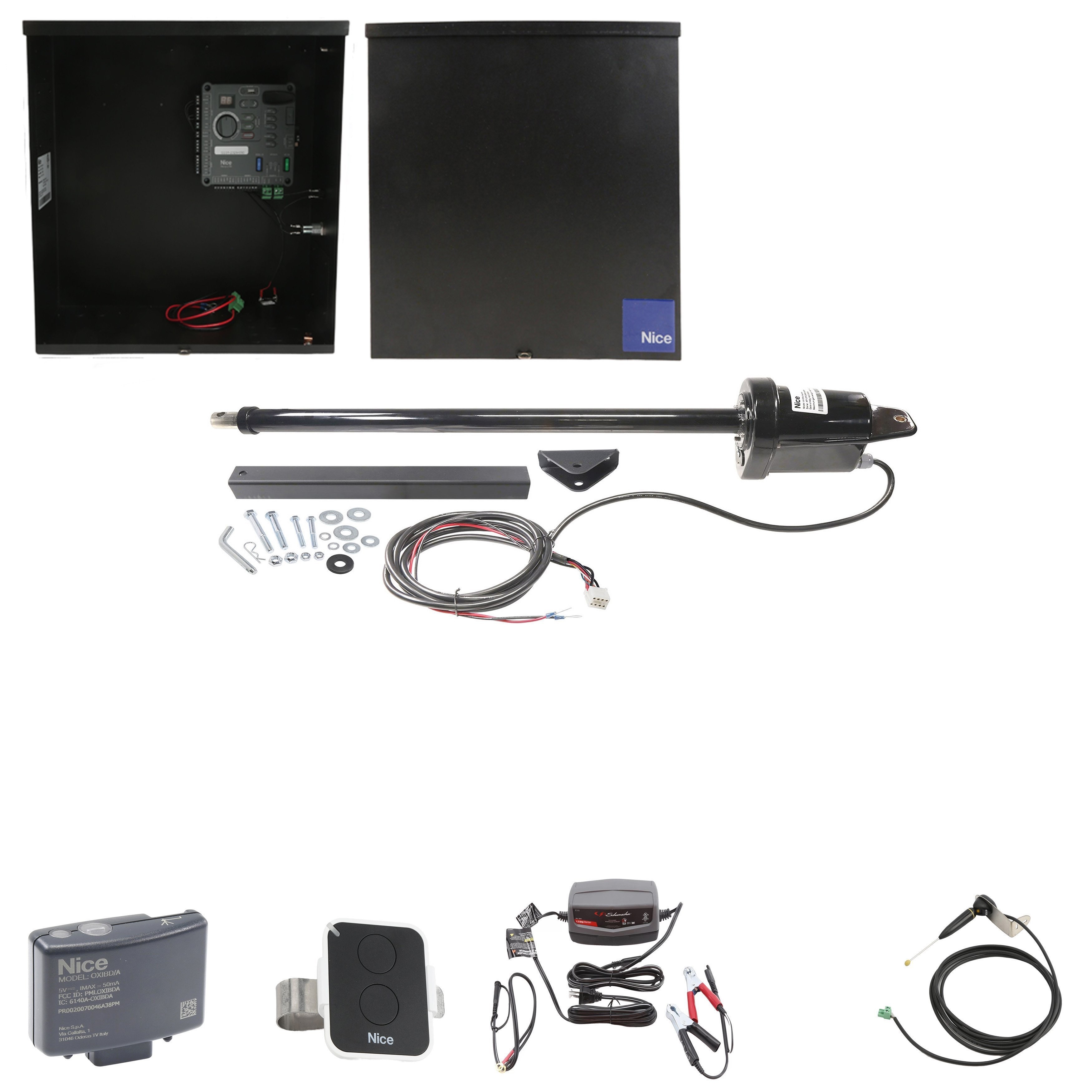 Nice Apollo Vanguard Swing Gate Opener with 310 Control Board - No ...