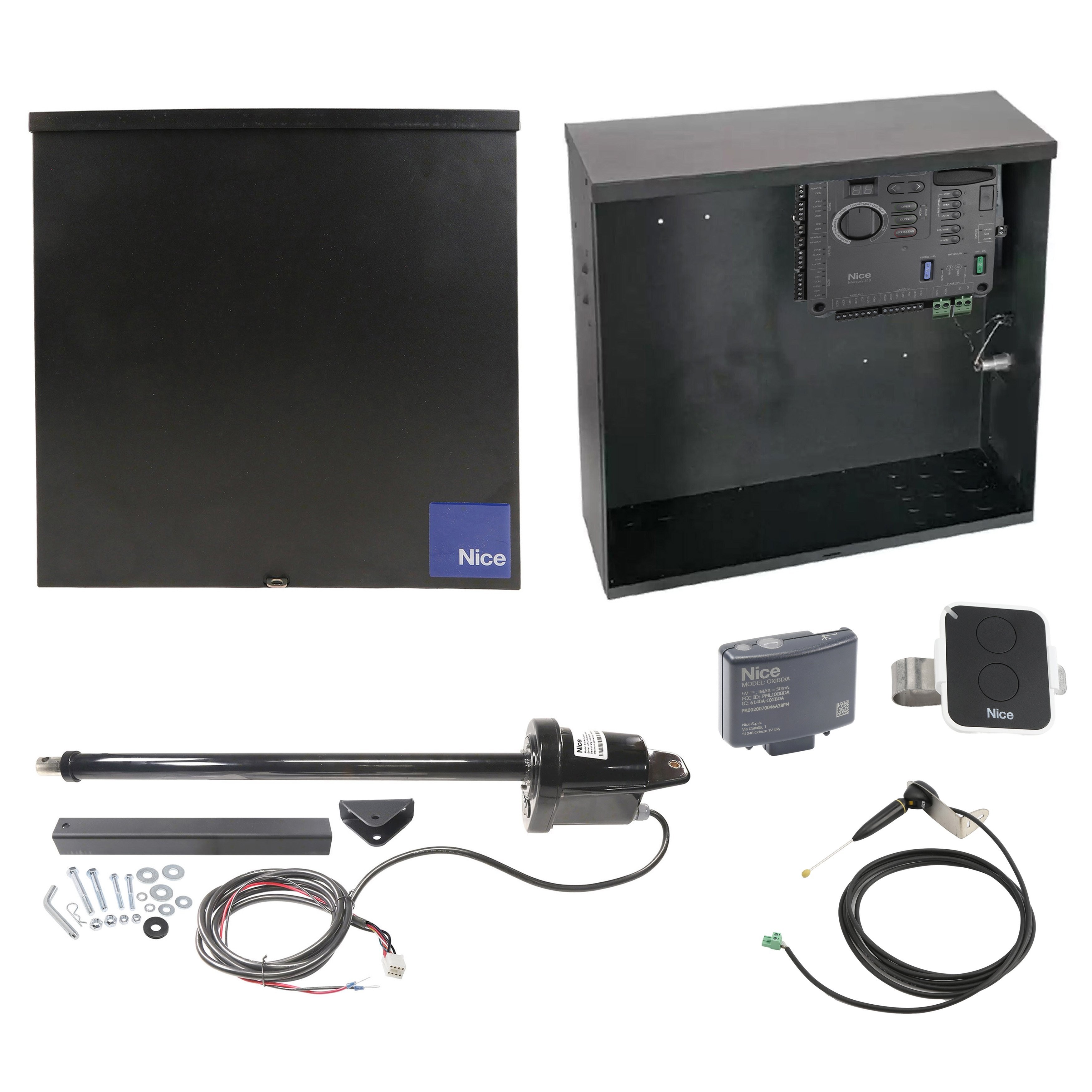 Nice Apollo 816 Linear Actuator Swing Gate Opener Package with 310 ...