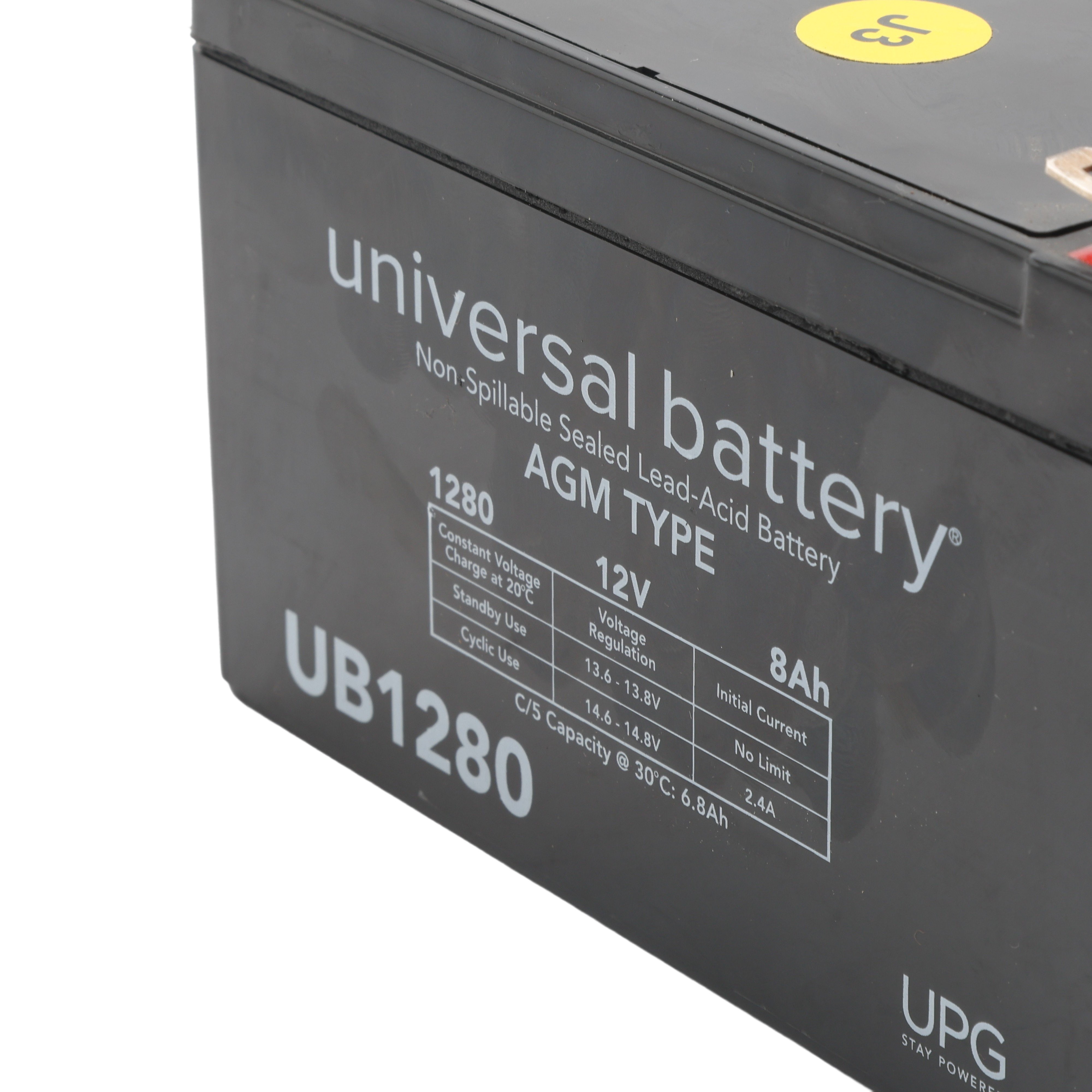 Hysecurity 8AH Gate Opener Battery AGM, 12V | Apollo Gate Openers