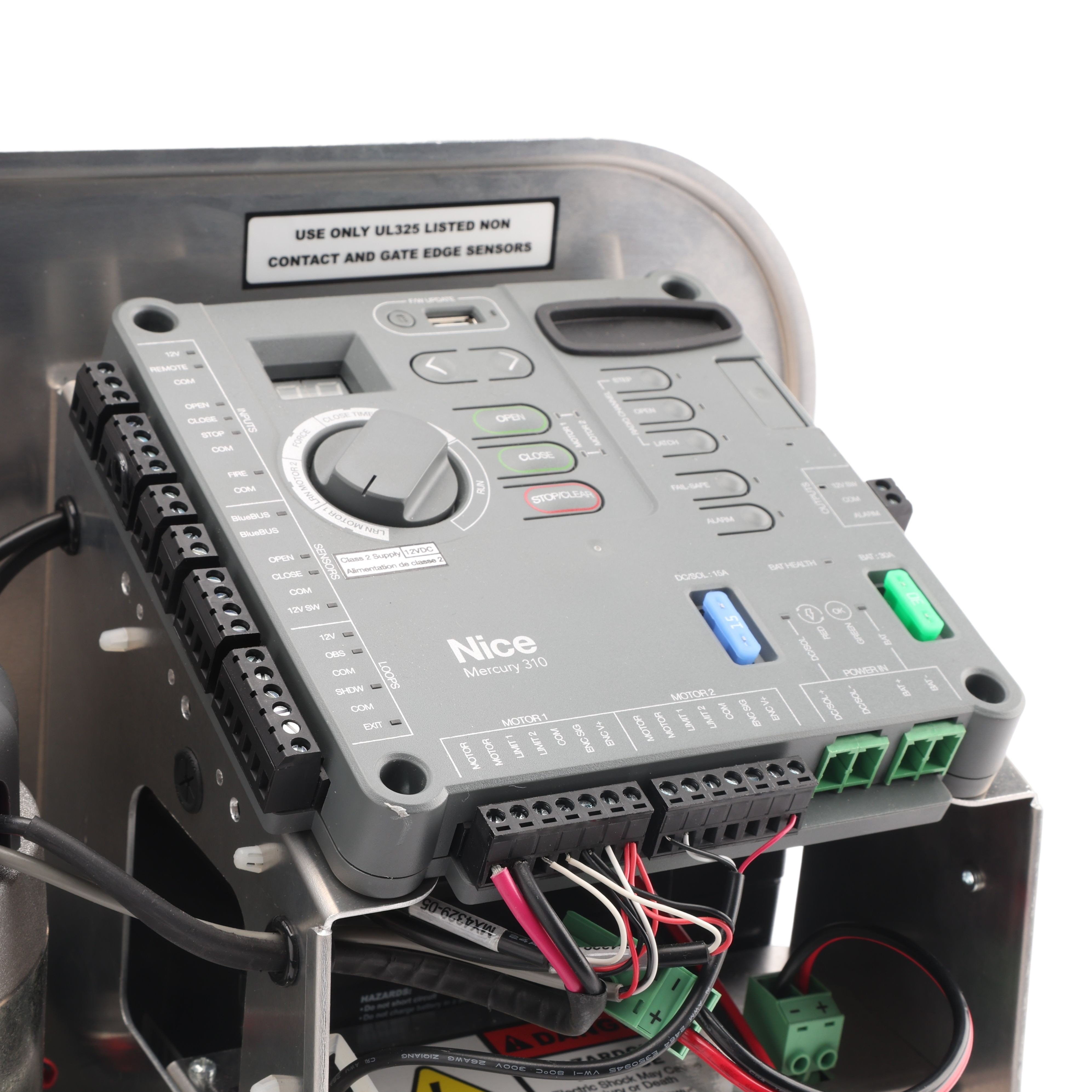 Nice Apollo Juno 310 AC Residential Slide Gate Opener with Battery ...