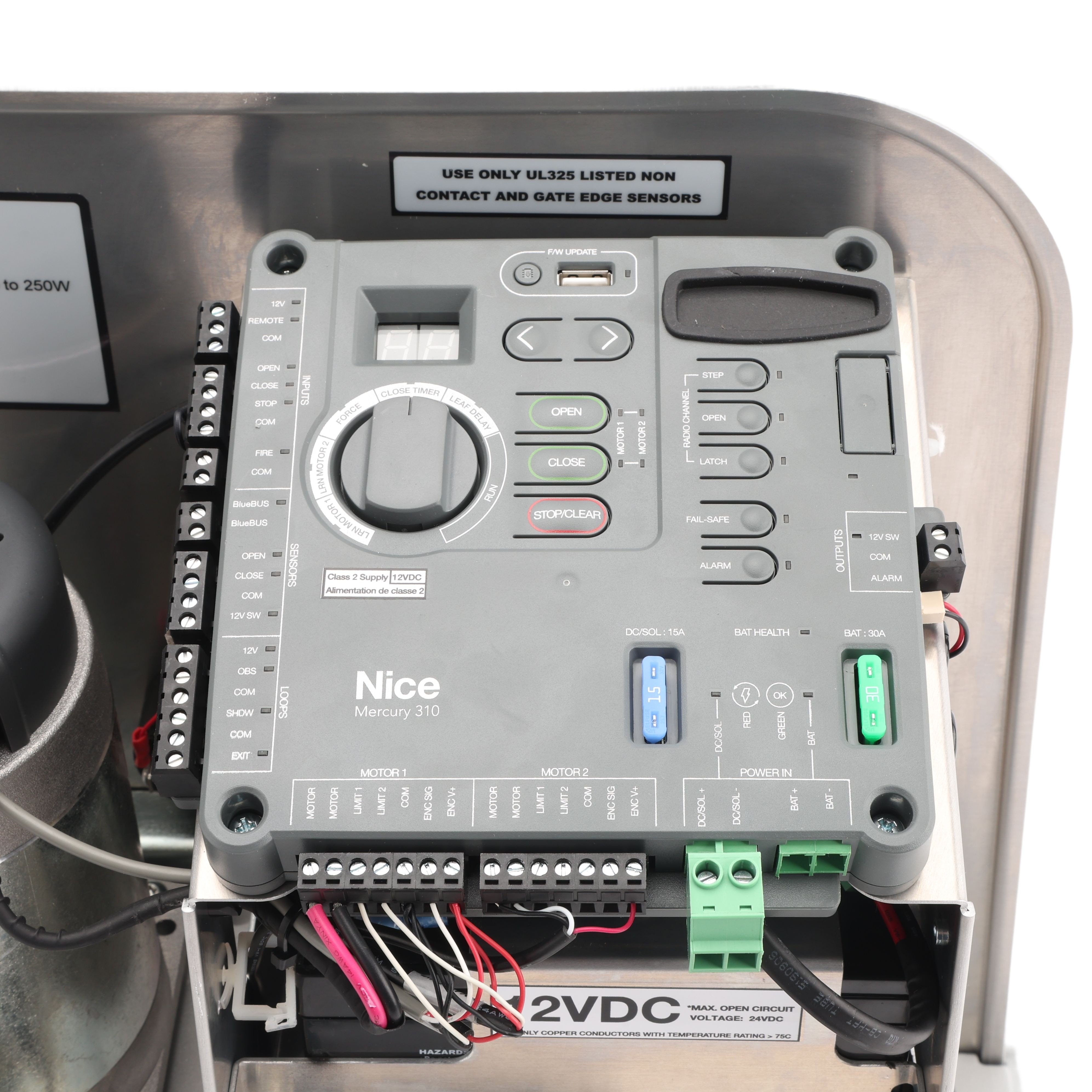 Nice Apollo Juno 310 Solar Residential Slide Gate Opener with Battery Backup - O-JUNO310SOLAR ...