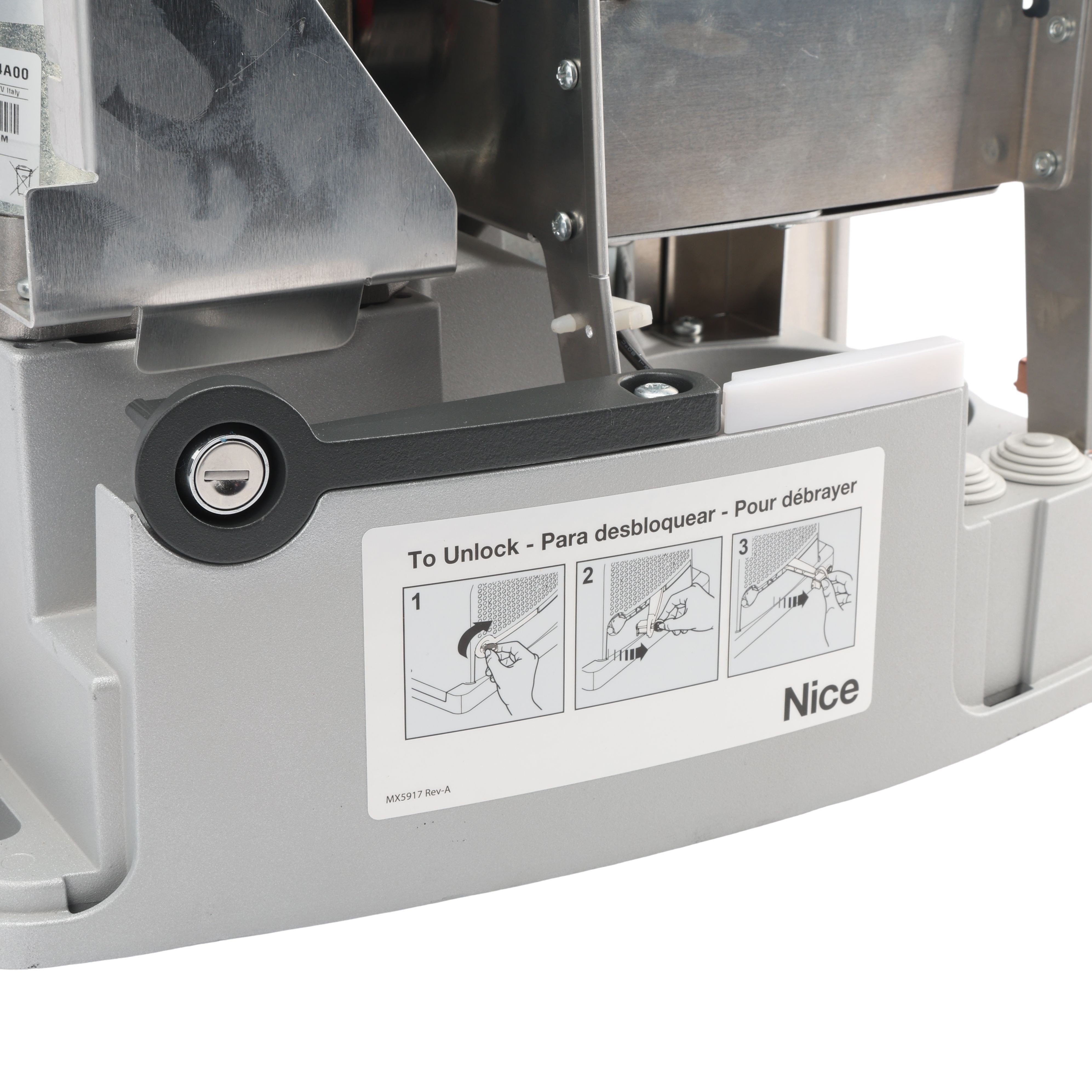 Nice Apollo Juno 310 Solar Residential Slide Gate Opener with Battery ...