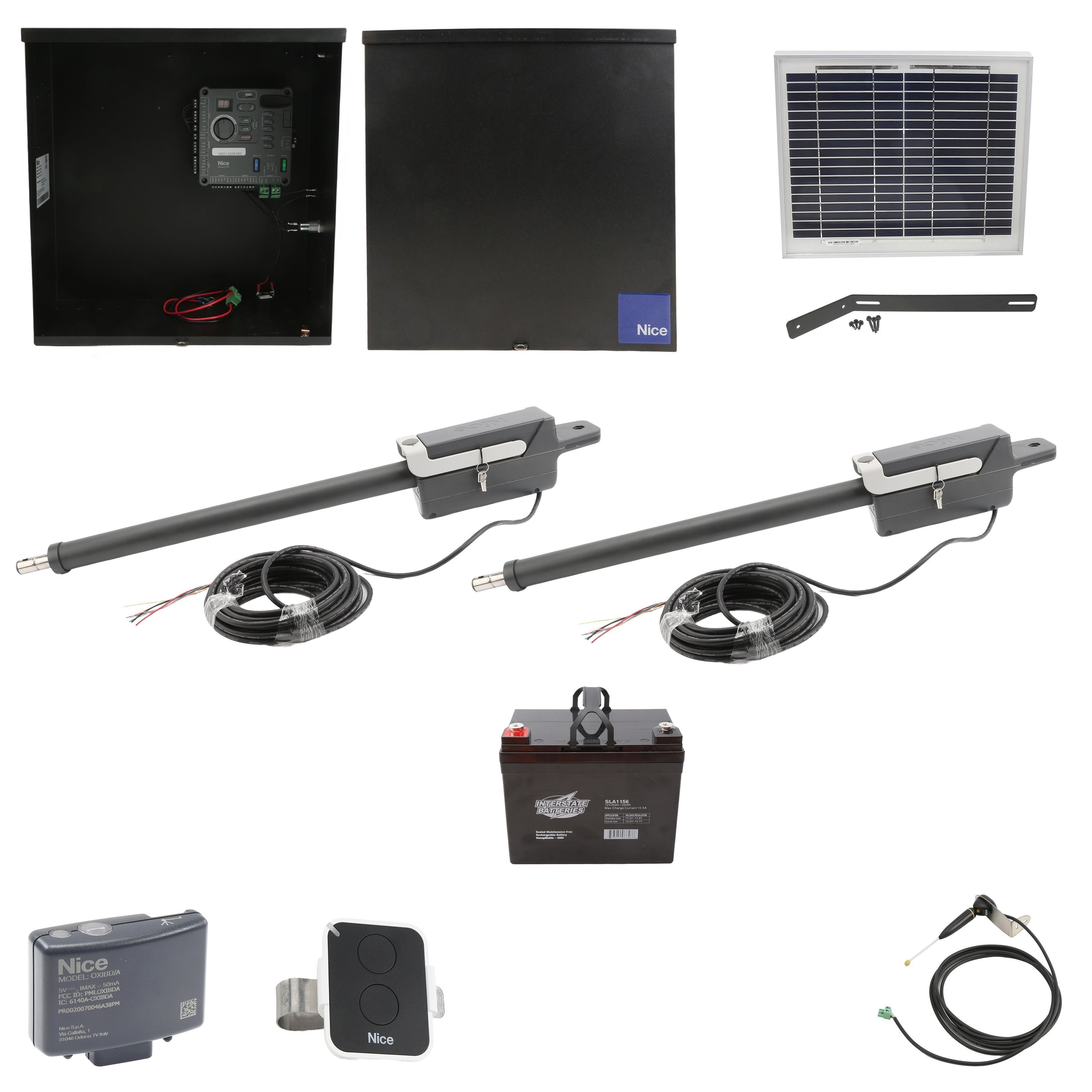 Nice Apollo Titan 310 Dual Arm Swing Gate Opener Package with 310 ...