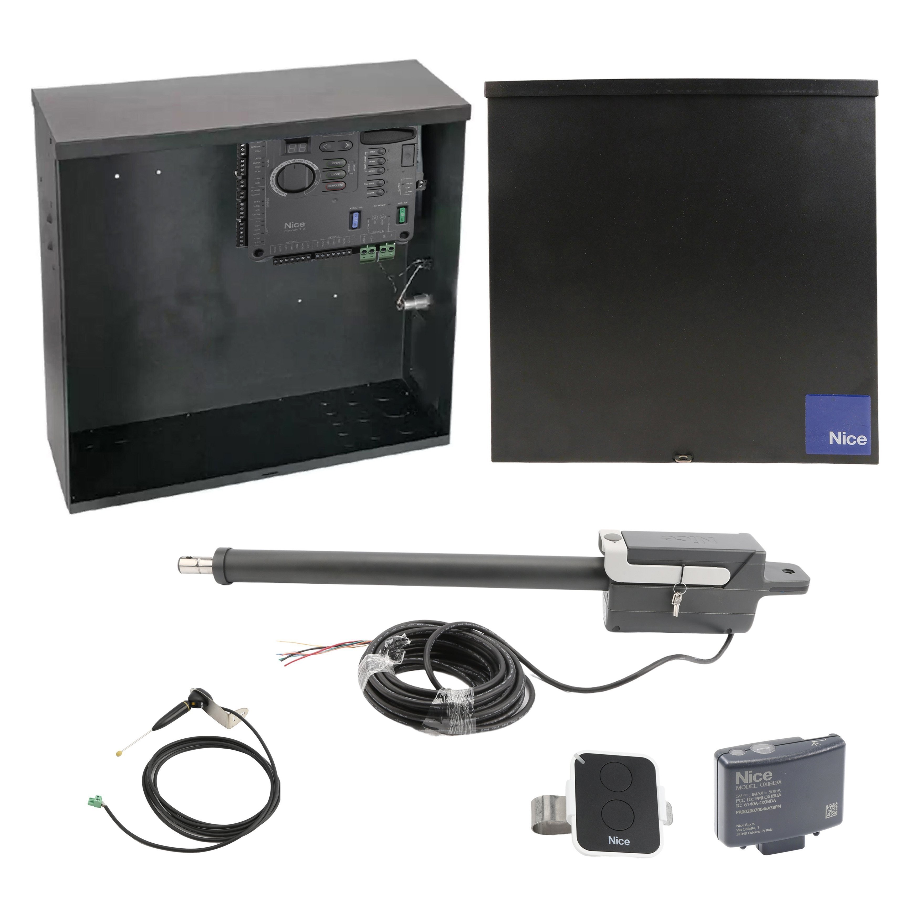 Nice Apollo Titan 912L1 Actuator Swing Gate Opener Complete Package ...