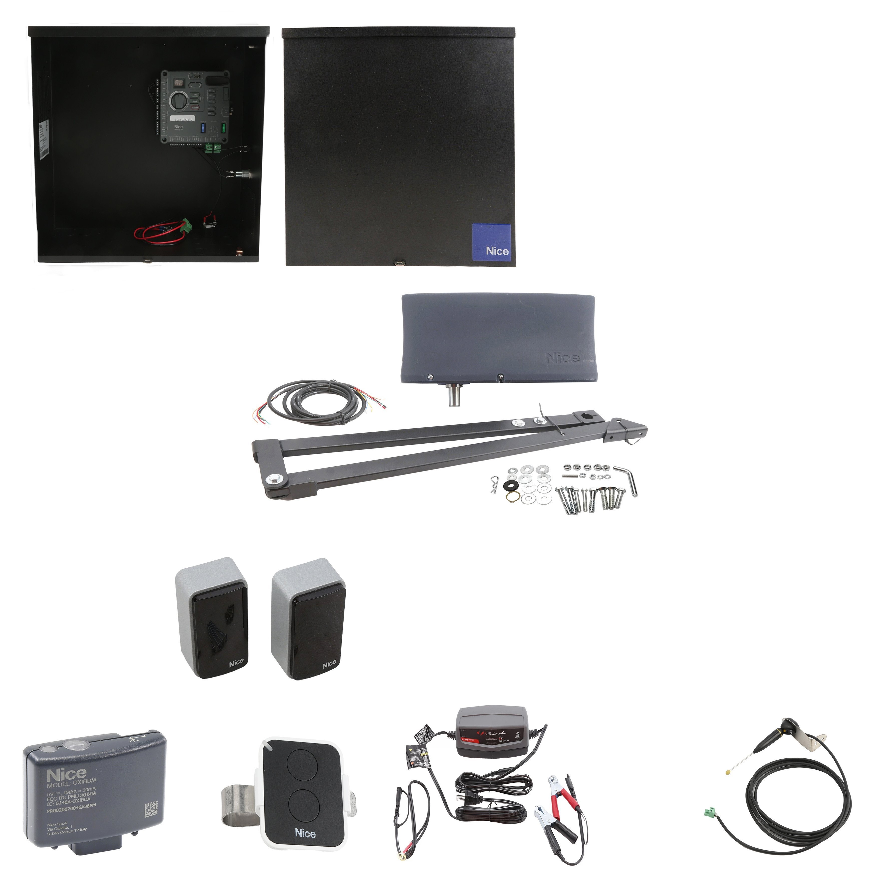 Nice Apollo Vanguard 3501 Swing Gate Opener with 310 Control Board - No ...